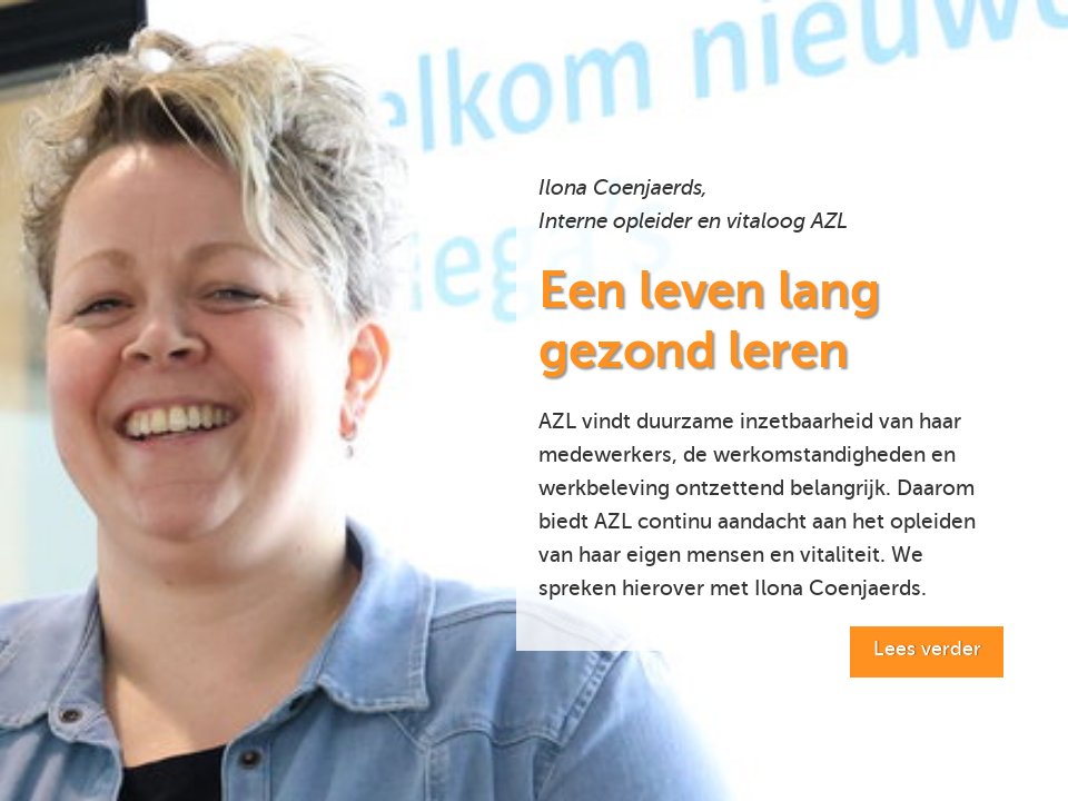 Onze producten en diensten - Jaarbeeld AZL 2022