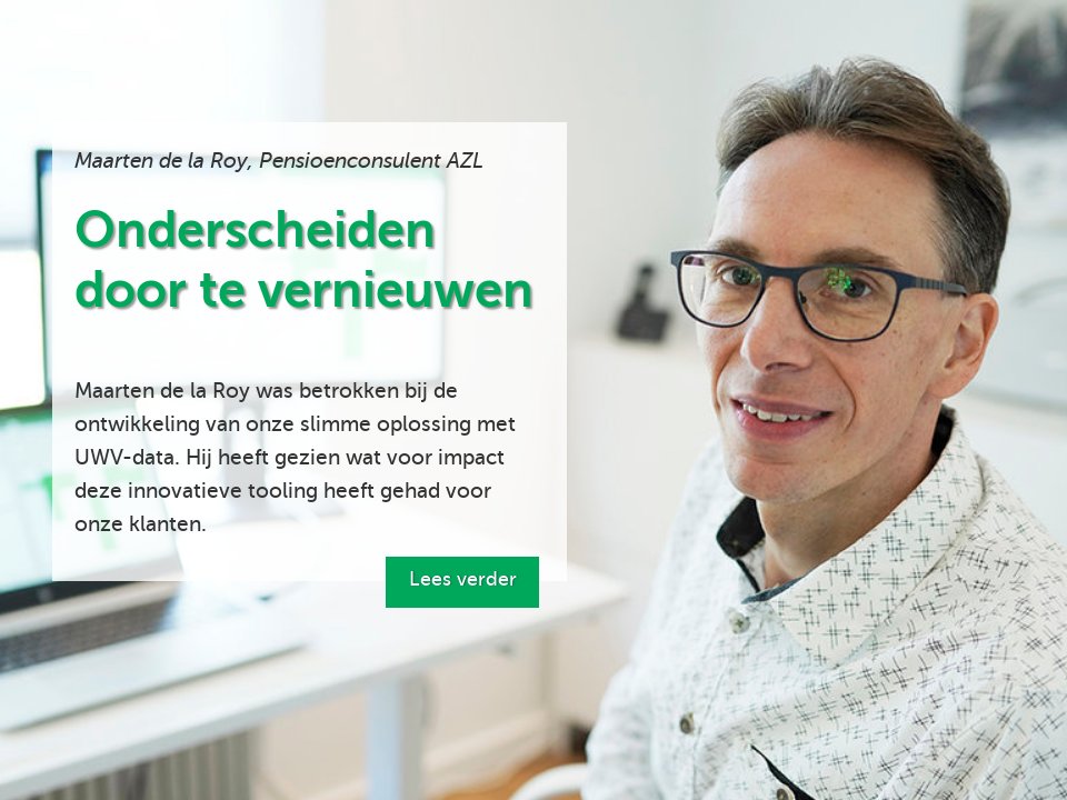 Onze producten en diensten - Jaarbeeld AZL 2022